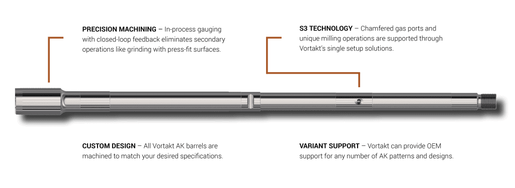 Vortakt AK Barrels | Barrel Blanks and Semi-Finished Barrels